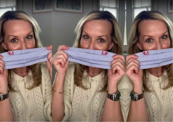 Lucia Ferrari on 'facing' the face mask! - Noticed.com